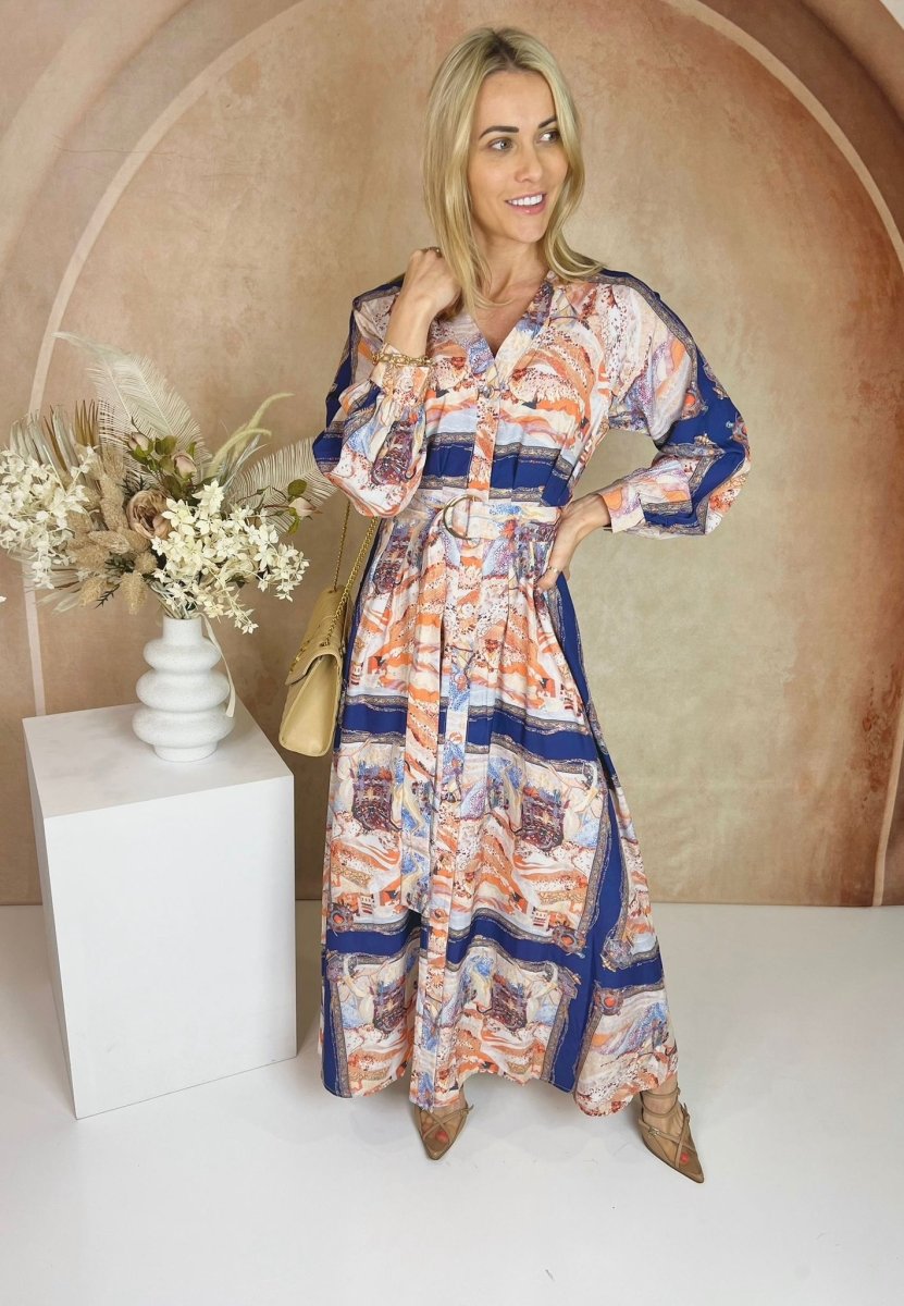 Elina Maxi Shirt Dress – Indy Love Boutique